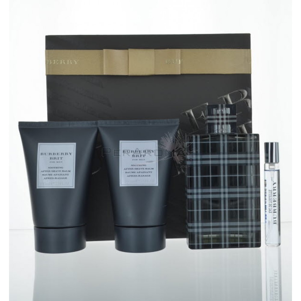 Burberry Brit Gift set by Burberry for Men 4 Pieces Set |Maxaroma.com